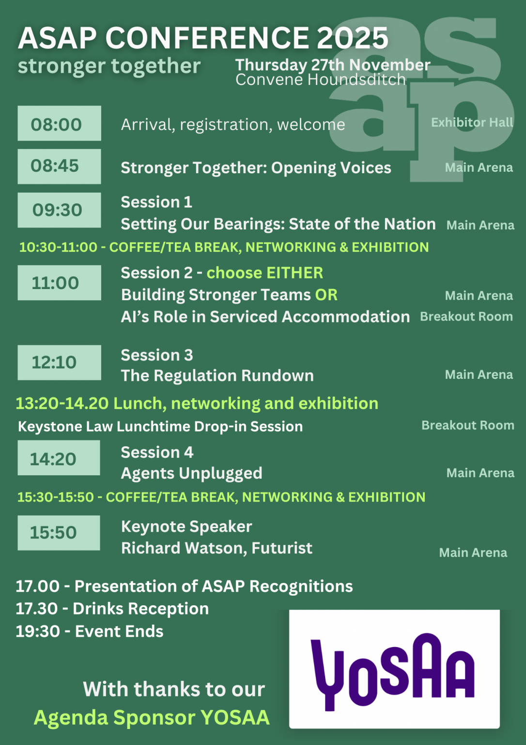 2025 ASAP Conference & Recognitions – ASAP